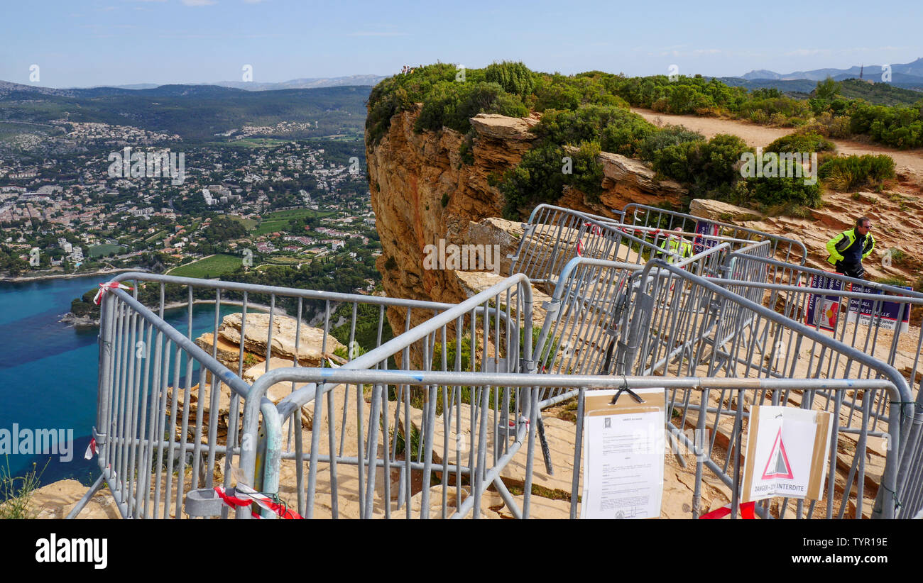 Collapse of the Cape Canaille cliffs, Cassis, Bouches-du-Rhone, France ...