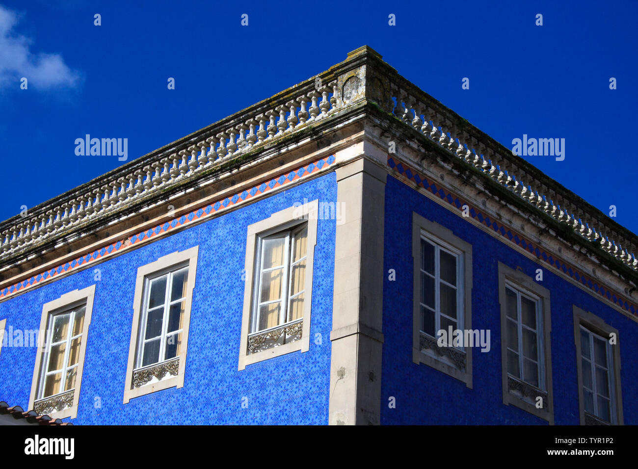 Sintra blue architecture Stock Photo - Alamy