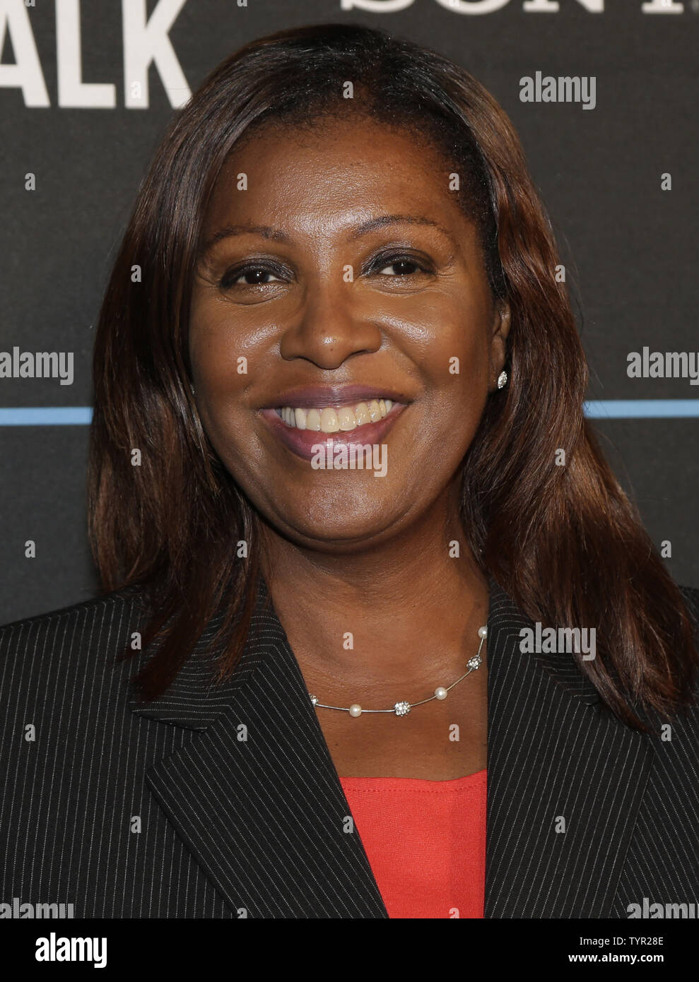 NYC Public Advocate Letitia James arrives on the red carpet at 'The ...