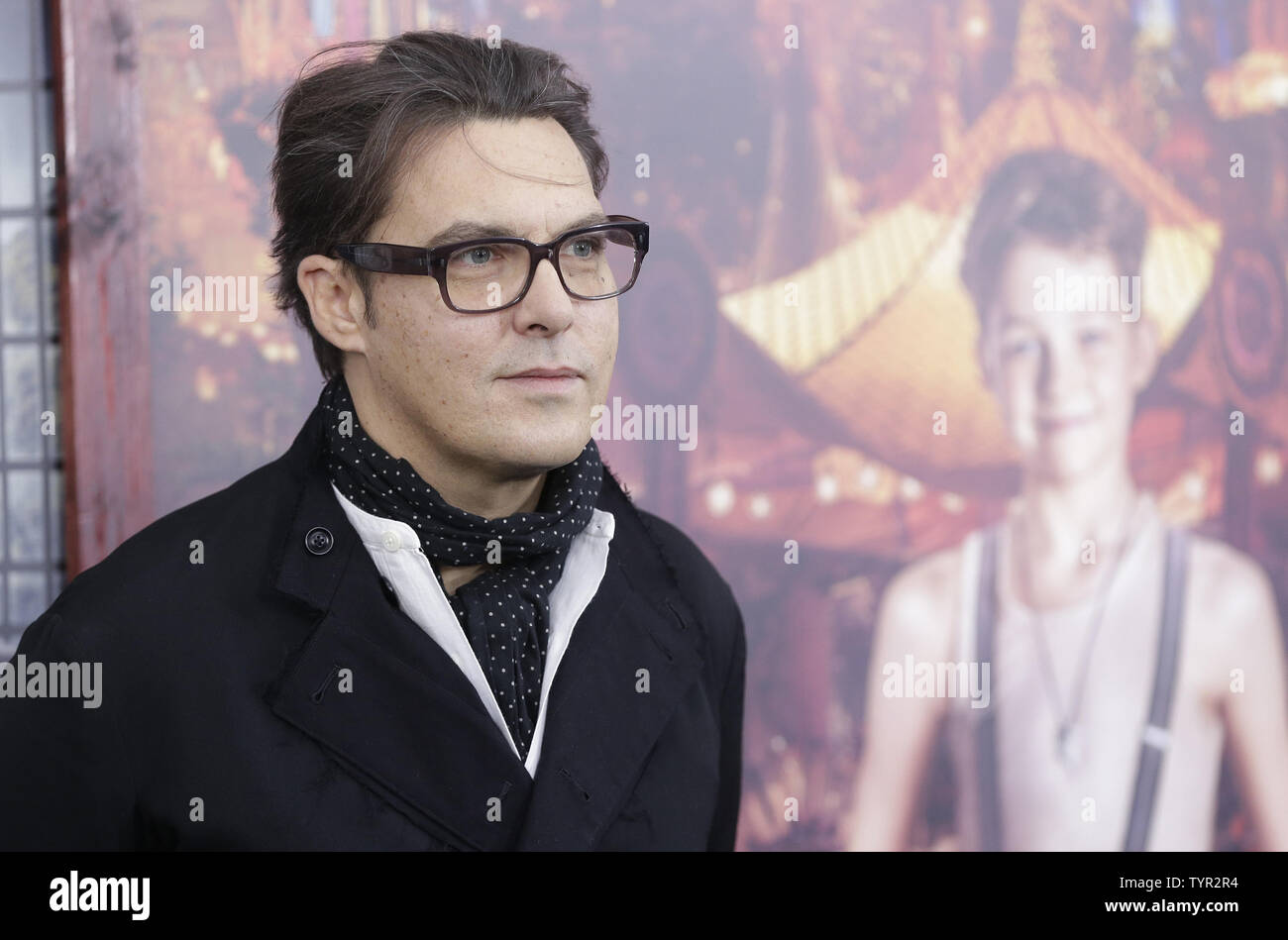 Joe Wright arrives on the red carpet for the premiere of 'Pan' at the ...