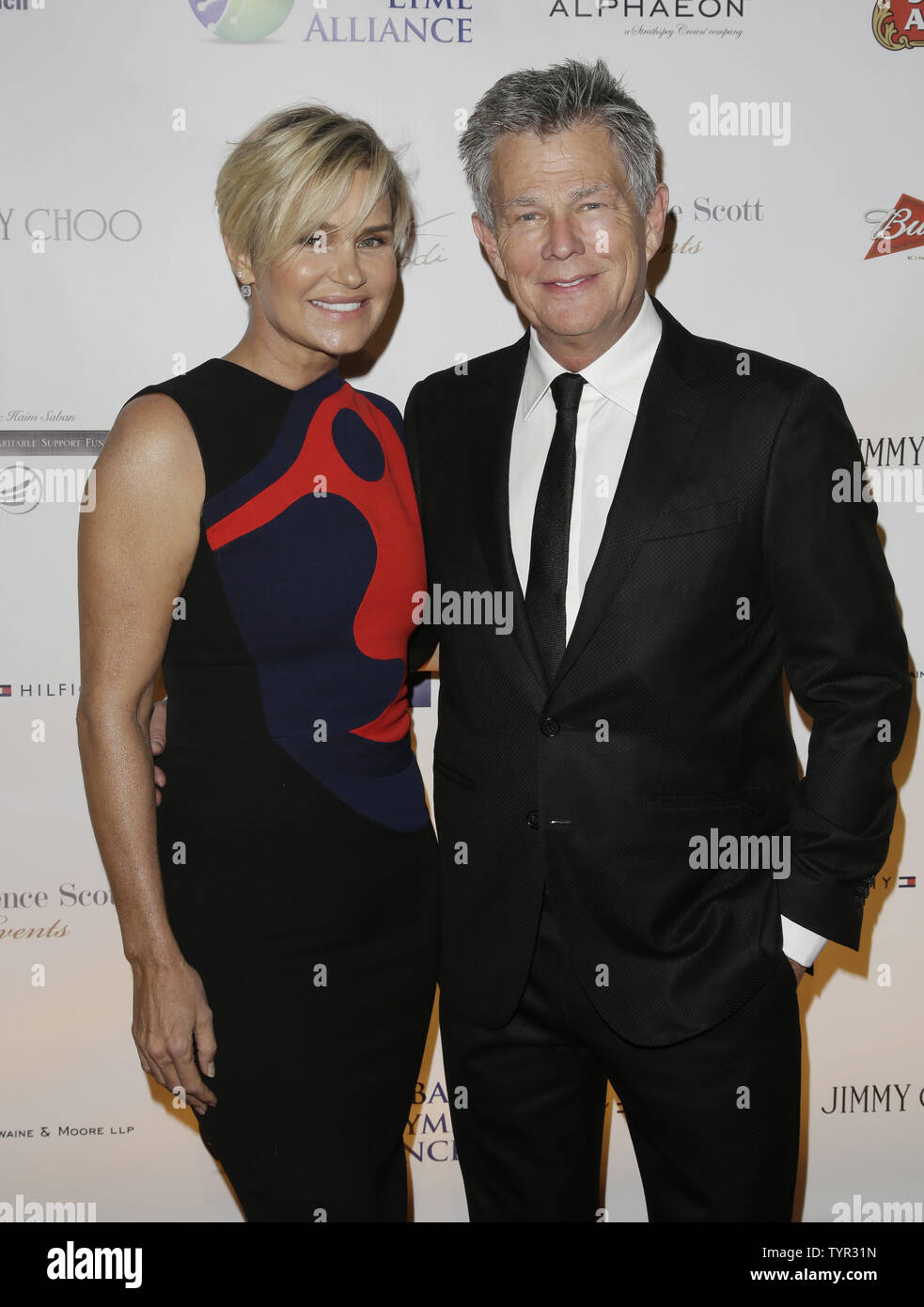 Yolanda Foster arrives on the red carpet at the Global Lyme Alliance ...