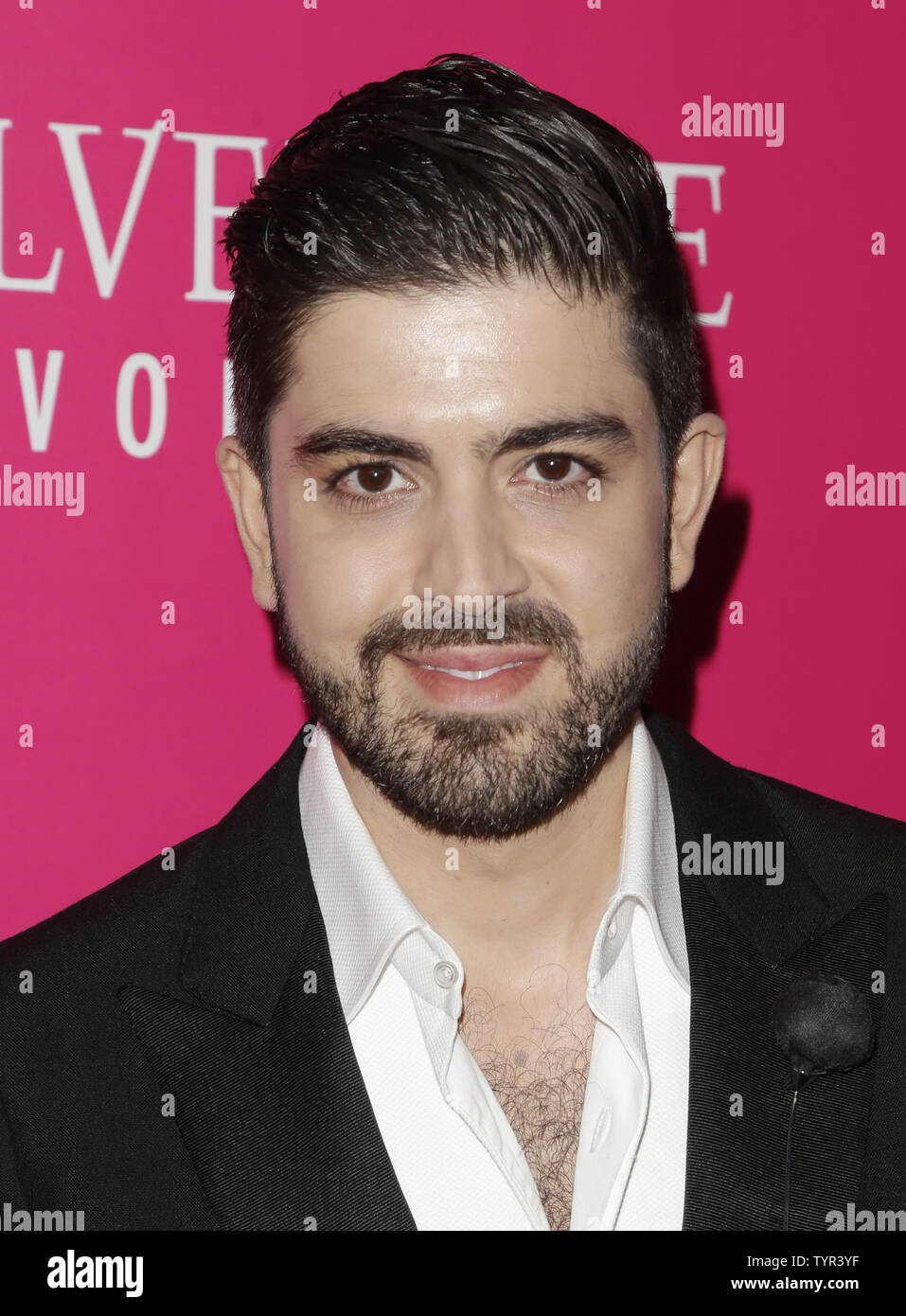 Beejan Land arrives on the red carpet at the New York Premiere of Rock ...