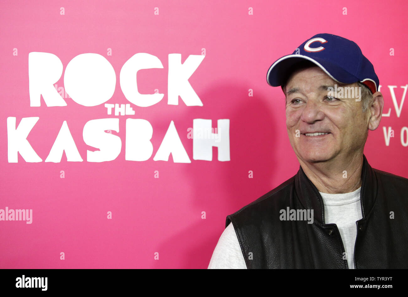 Bill Murray arrives on the red carpet at the New York Premiere of Rock ...