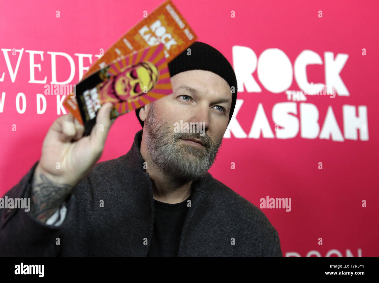 Fred Durst arrives on the red carpet at the New York Premiere of Rock ...