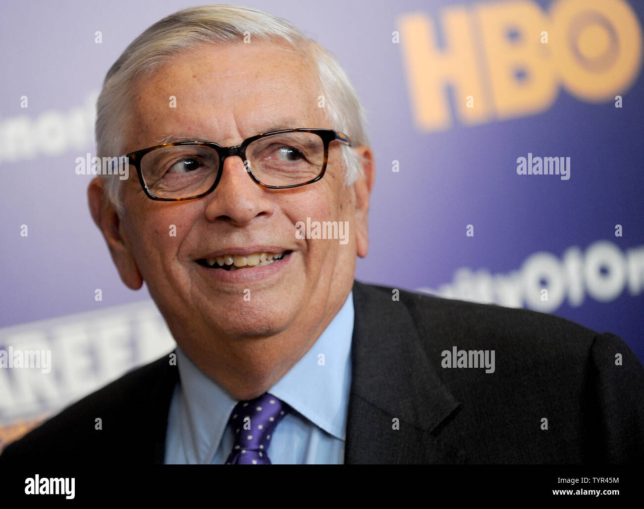 Former NBA Commissioner David Stern arrives on the red carpet at the ...