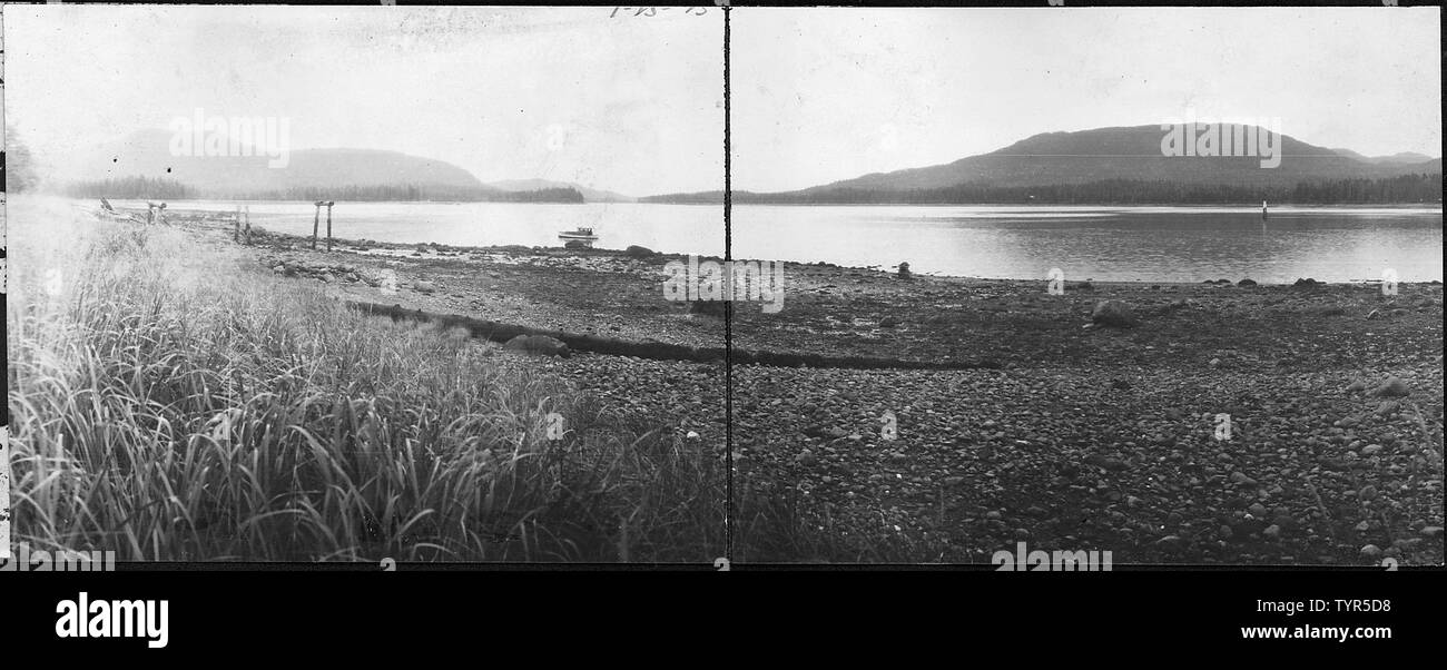 Wrangell Narrows, Alaska. Kildahl's Saltery, looking north. 21 Sept ...