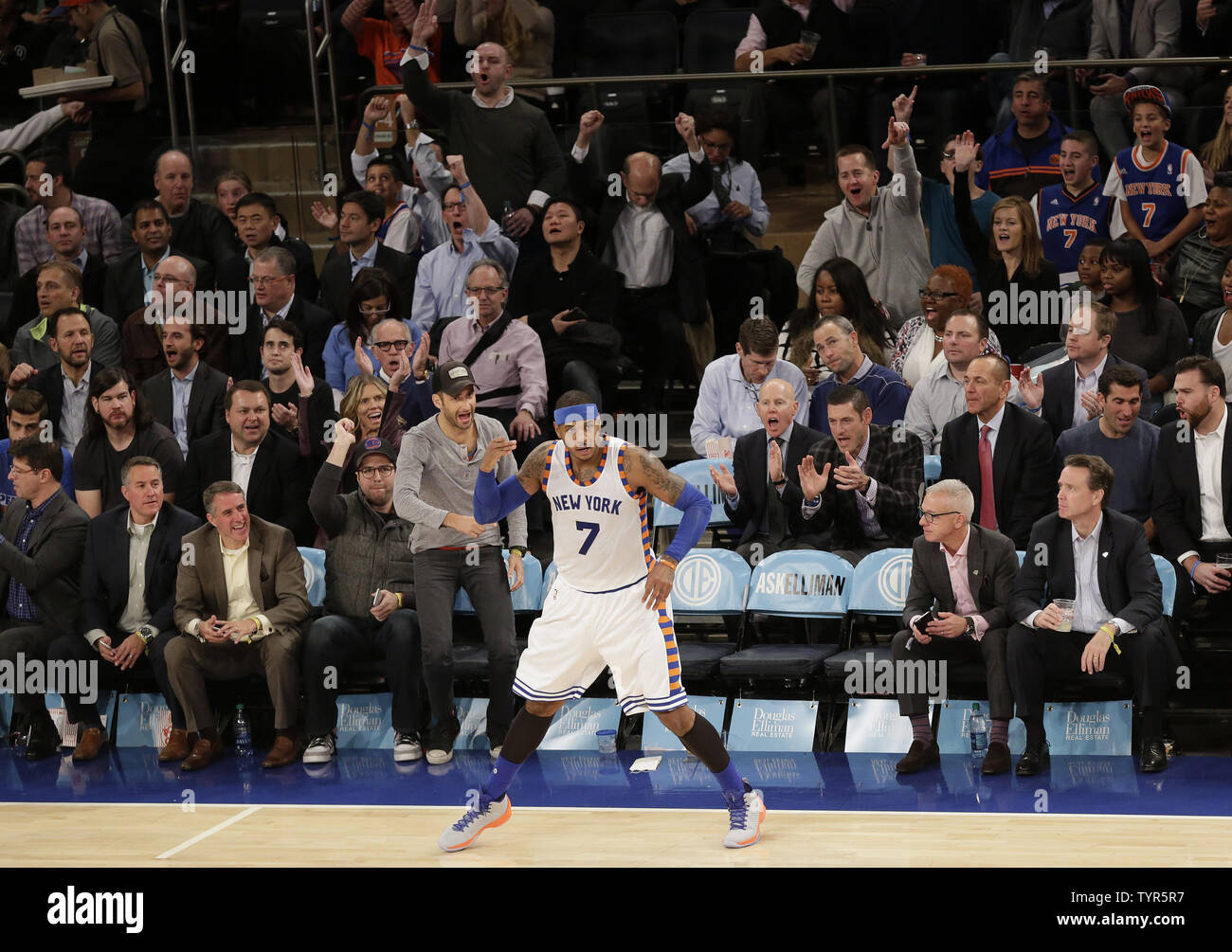 Carmelo Anthony 3 Pointer Celebration