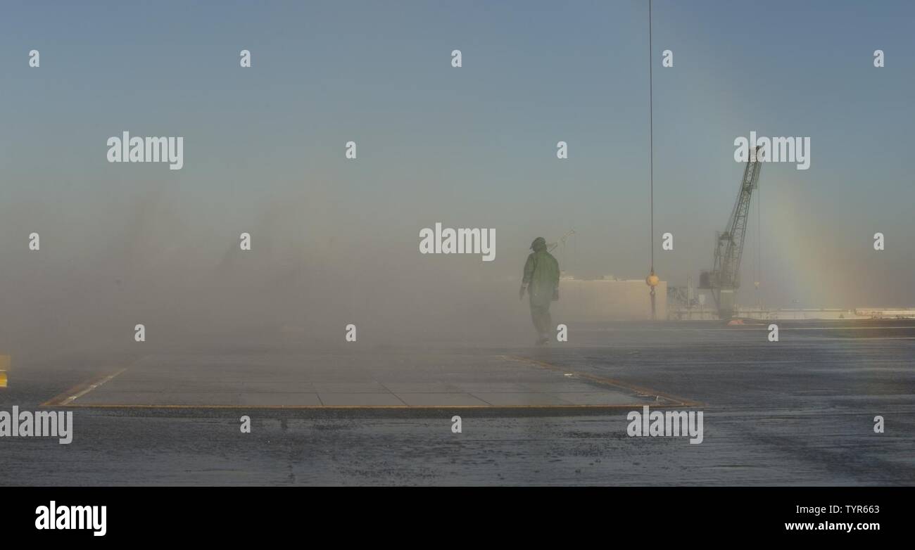 Countermeasure wash down sprinkler system hi-res stock photography and ...