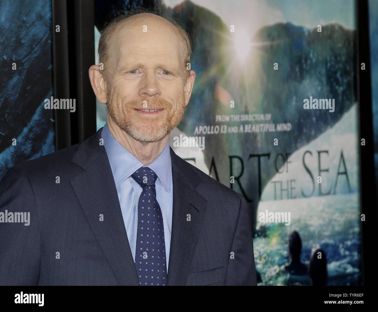 Ron Howard arrives on the red carpet at the New York Premiere of "In ...