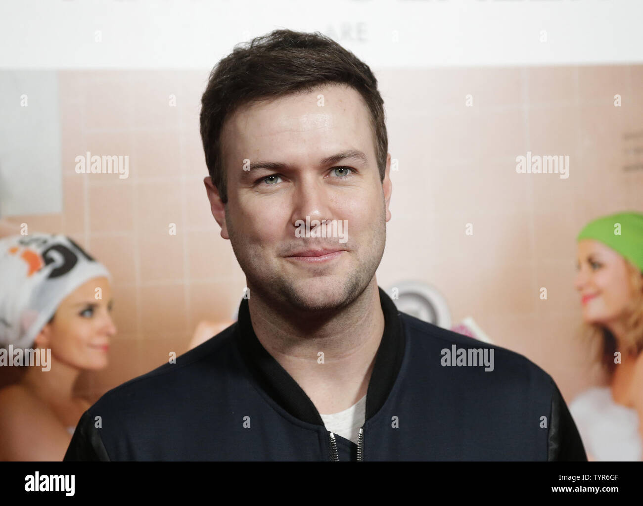 Taran Killam arrives on the red carpet at the New York Premiere of ...