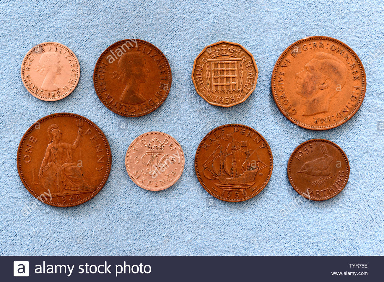 Pre Decimal Coins High Resolution Stock Photography and Images - Alamy