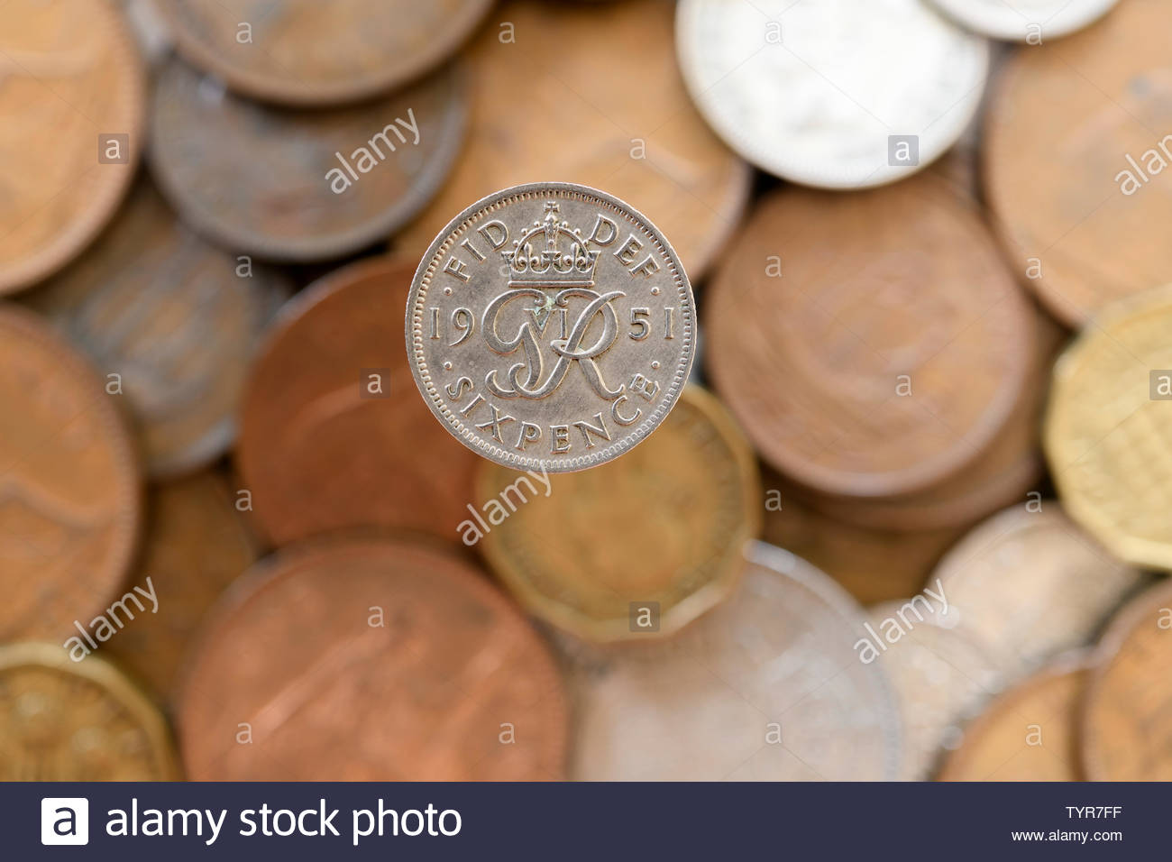 Pre Decimal Coins High Resolution Stock Photography and Images - Alamy