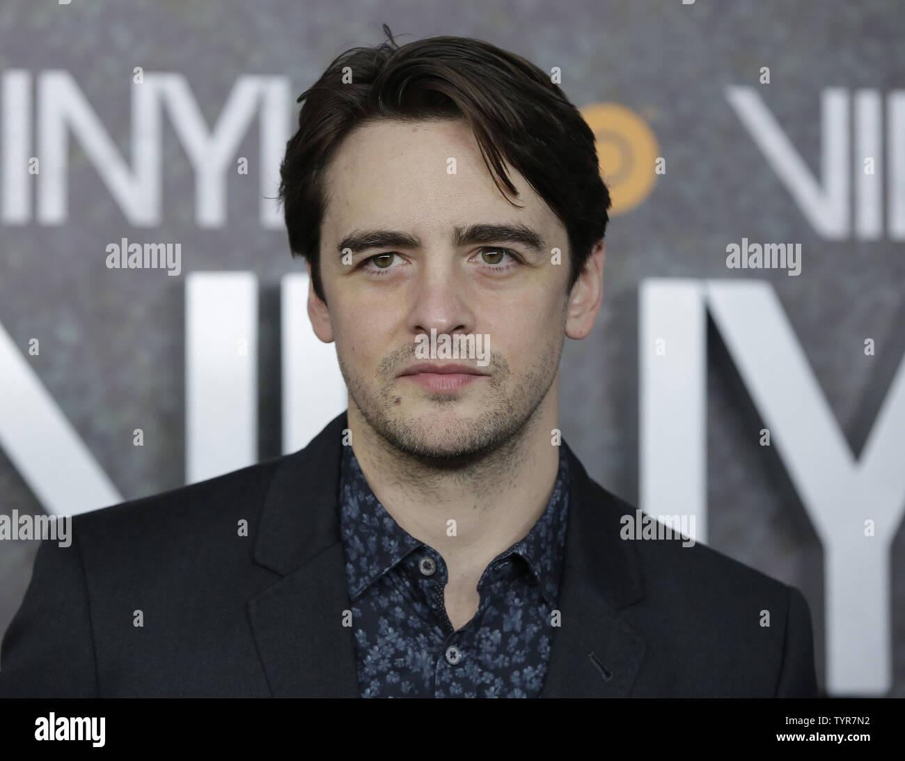 Vincent Piazza arrives on the red carpet at the New York premiere of ...