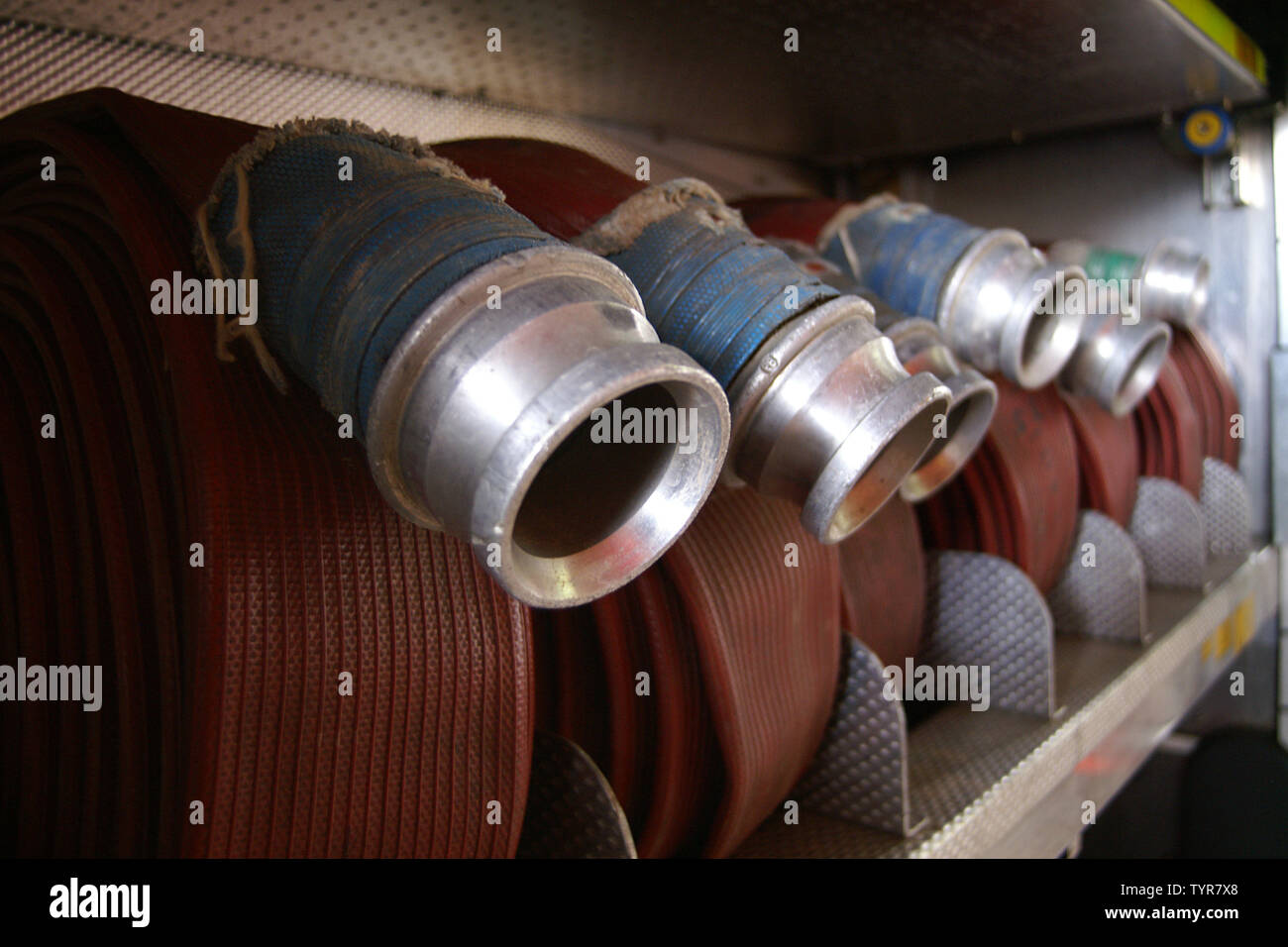 Fire engine lockers hi-res stock photography and images - Alamy