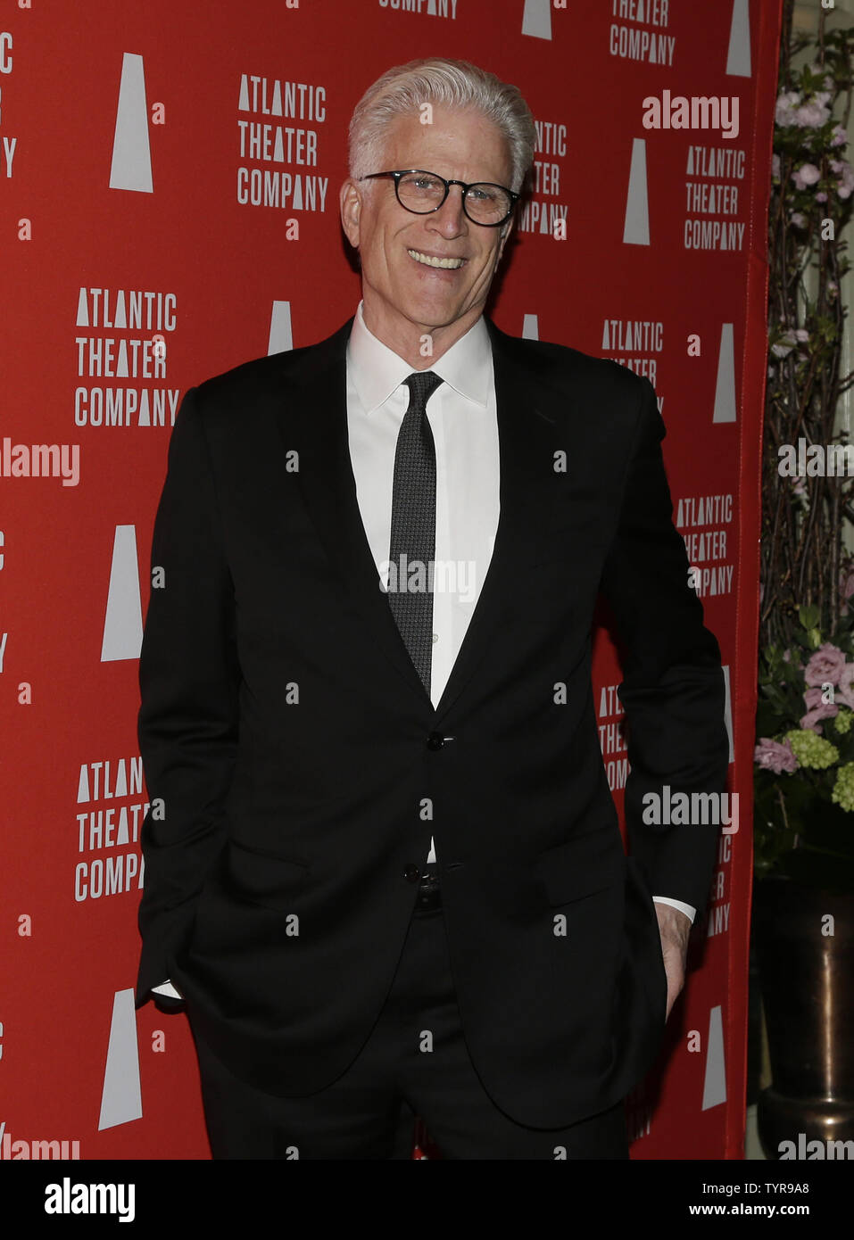 Ted Danson arrives on the red carpet at the 2016 Atlantic Theater ...