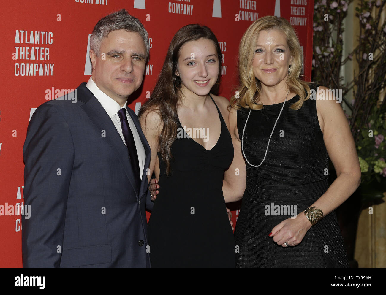 Neil Pepe, Lena Pepe, and Mary McCann arrive on the red carpet at the ...