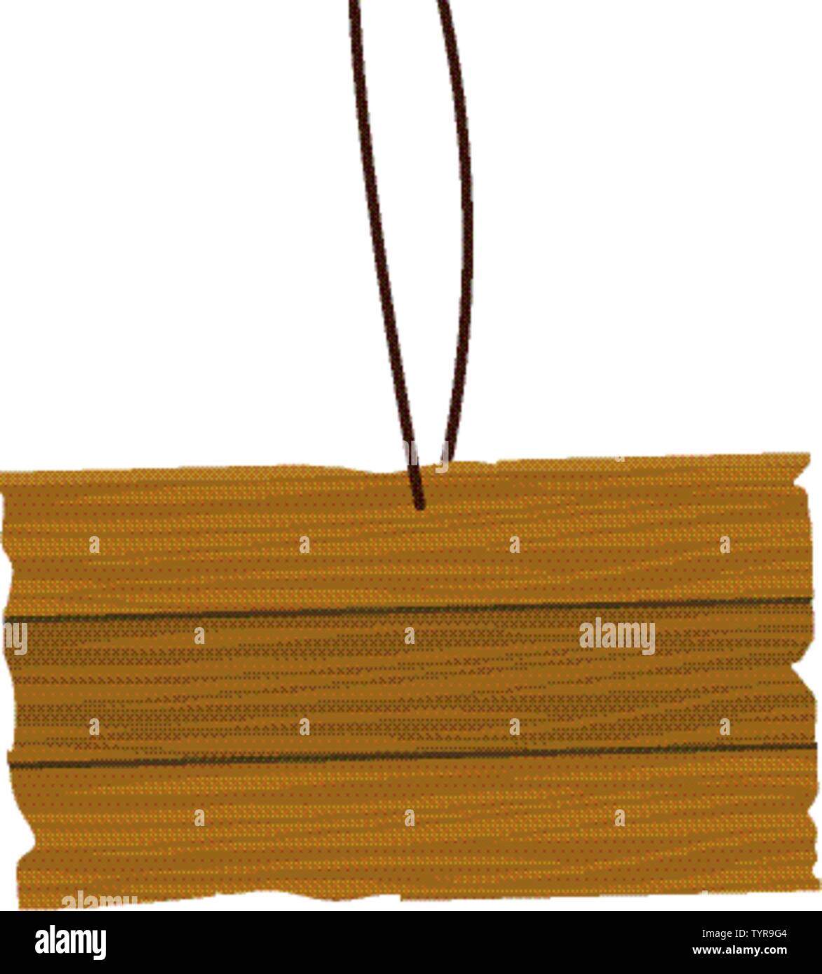 wooden sign frame cartoon vector illustration graphic design Stock ...