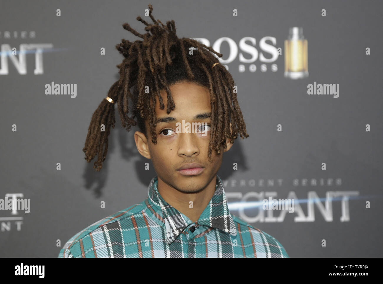 Jaden Smith arrives on the red carpet at the New York premiere of ...