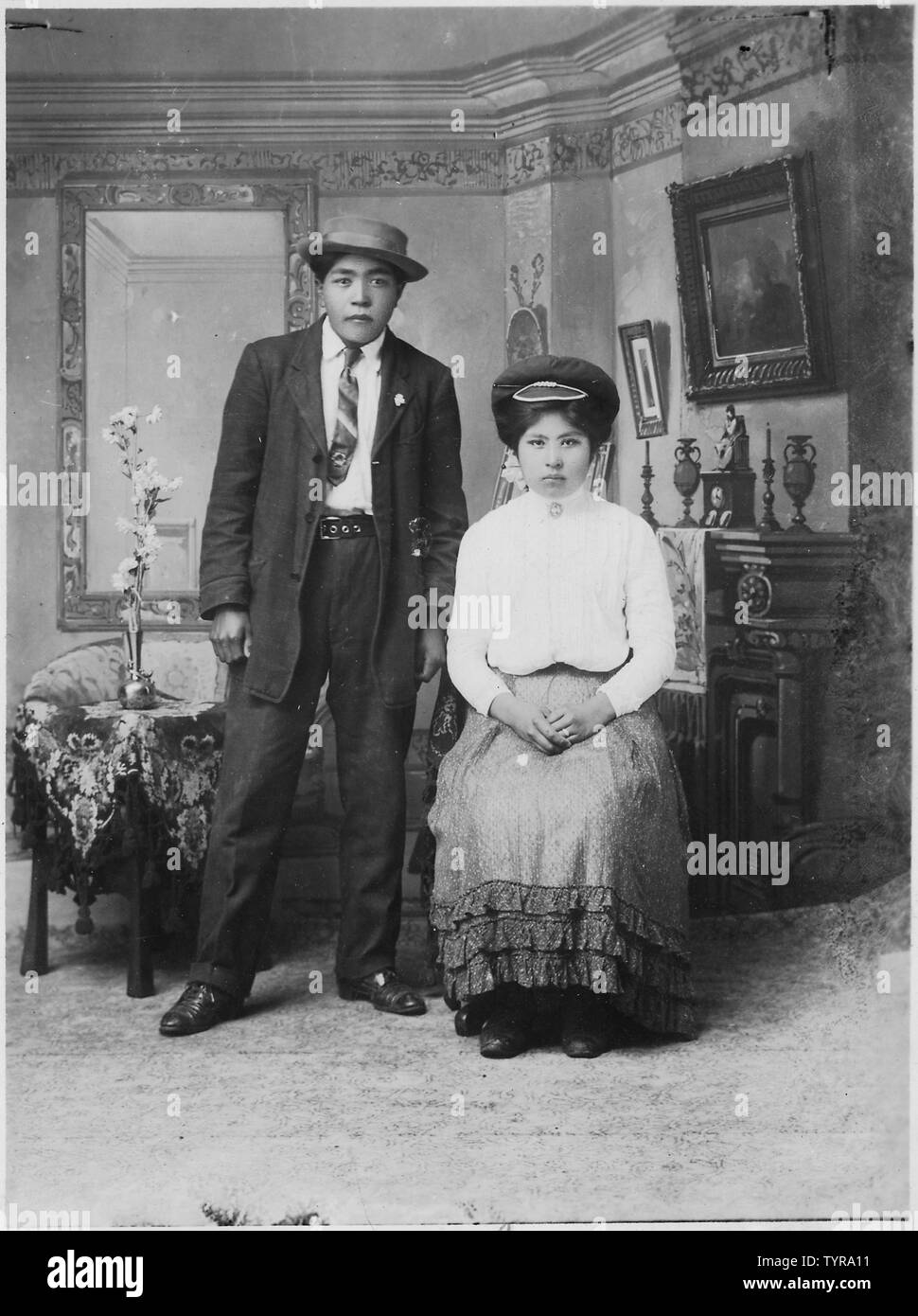 Young Indian couple. Unidentified Stock Photo - Alamy