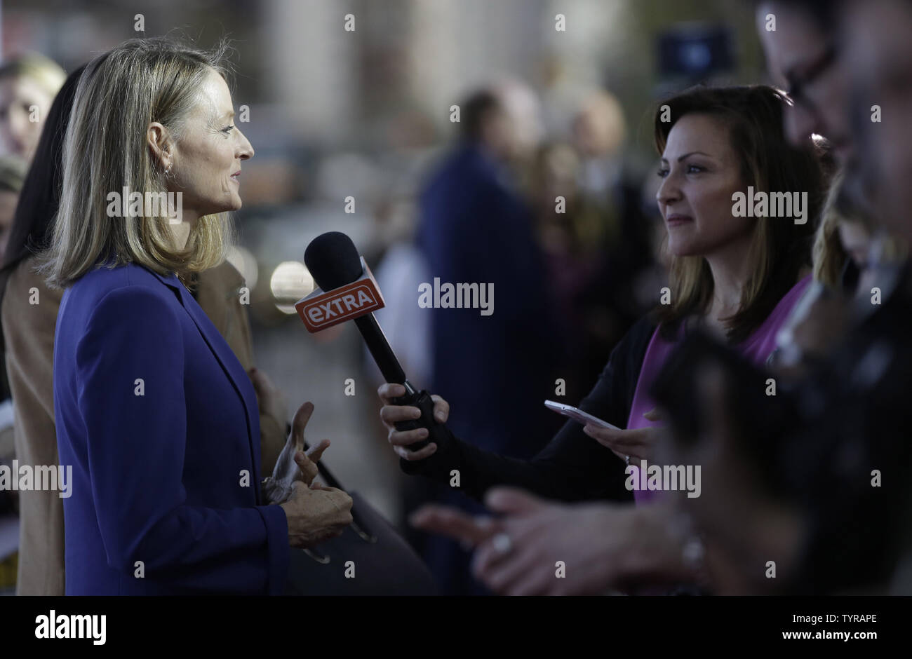Jodie Foster arrives on the red carpet at the 'Taxi Driver' 40th ...