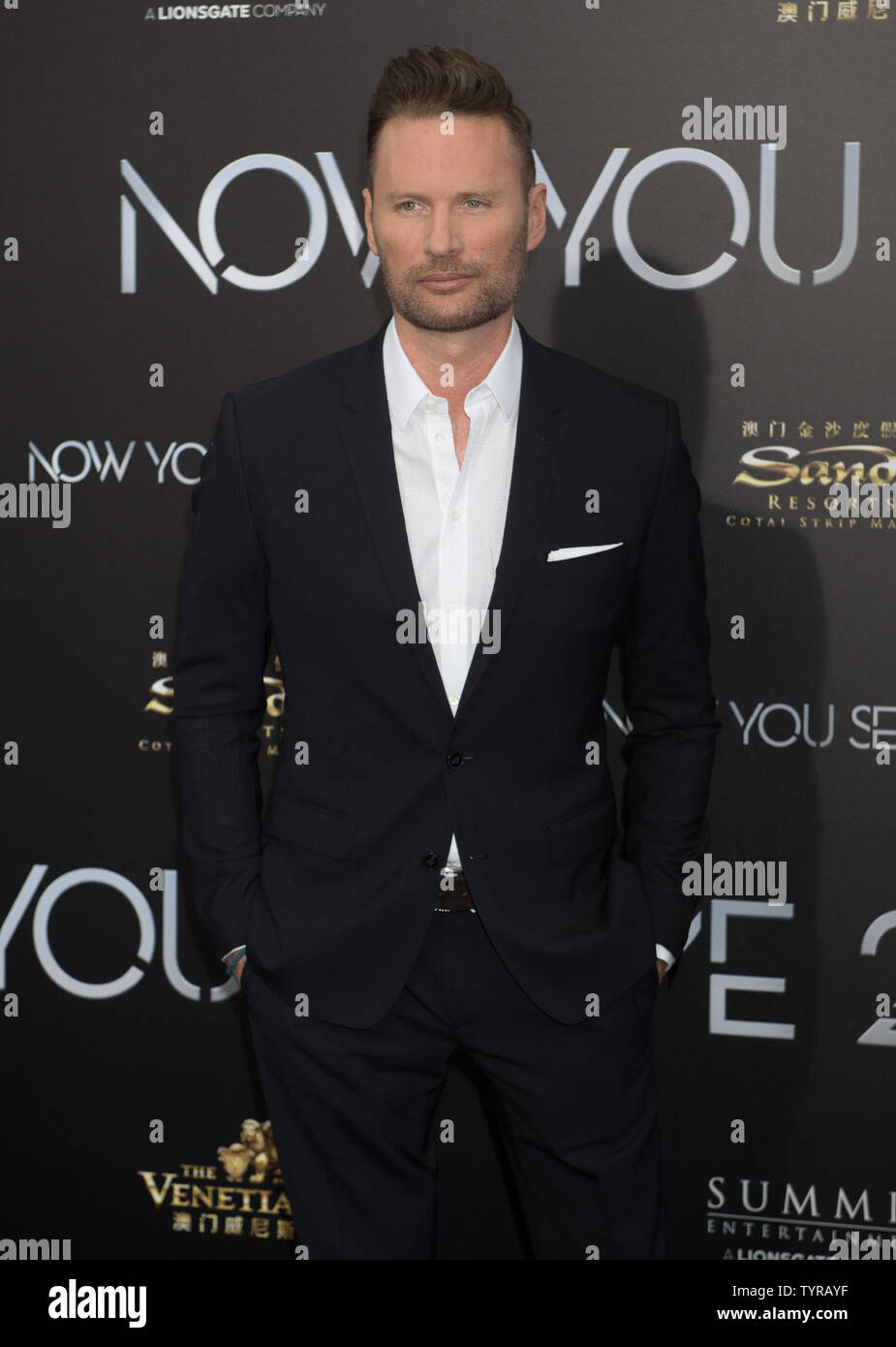 Composer Brian Tyler arrives at the "Now You See Me 2" world premiere ...