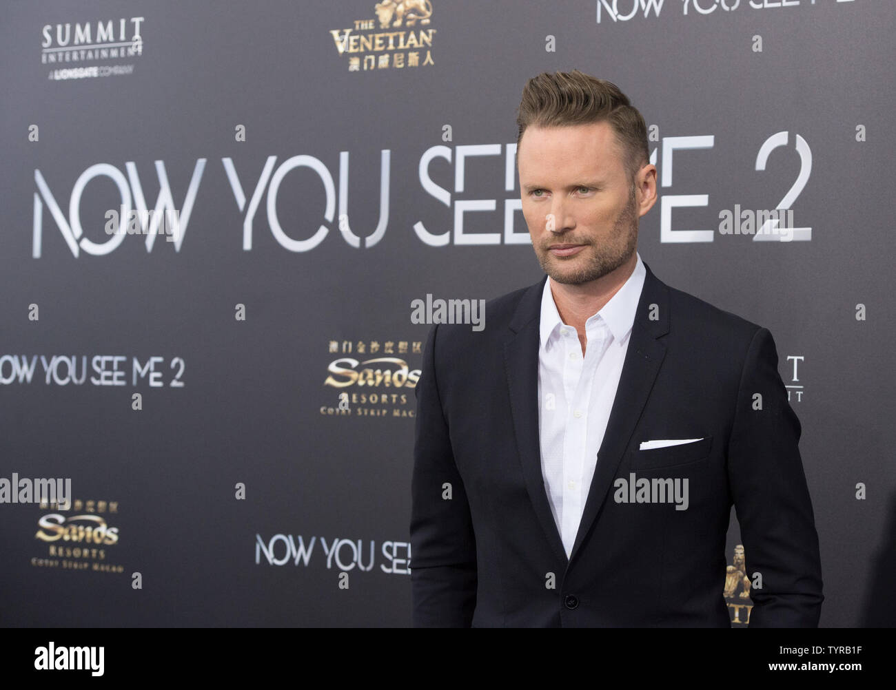 Composer Brian Tyler arrives at the "Now You See Me 2" world premiere ...