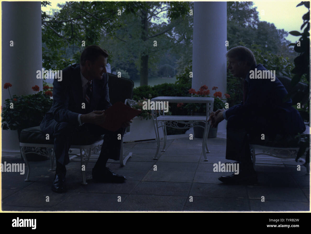 Zbigniew Brzezinski and Jimmy Carter Stock Photo - Alamy