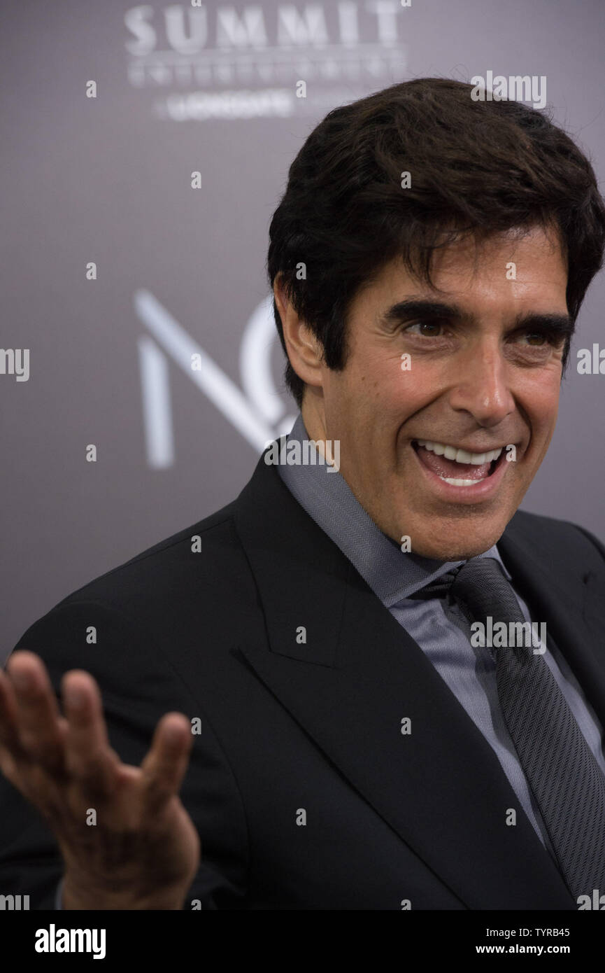 David Copperfield arrives at the "Now You See Me 2" world premiere ...