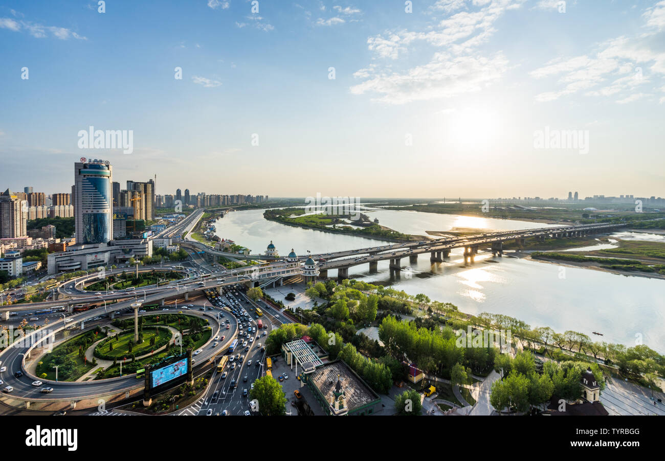 Harbin Highway Bridge Stock Photo - Alamy
