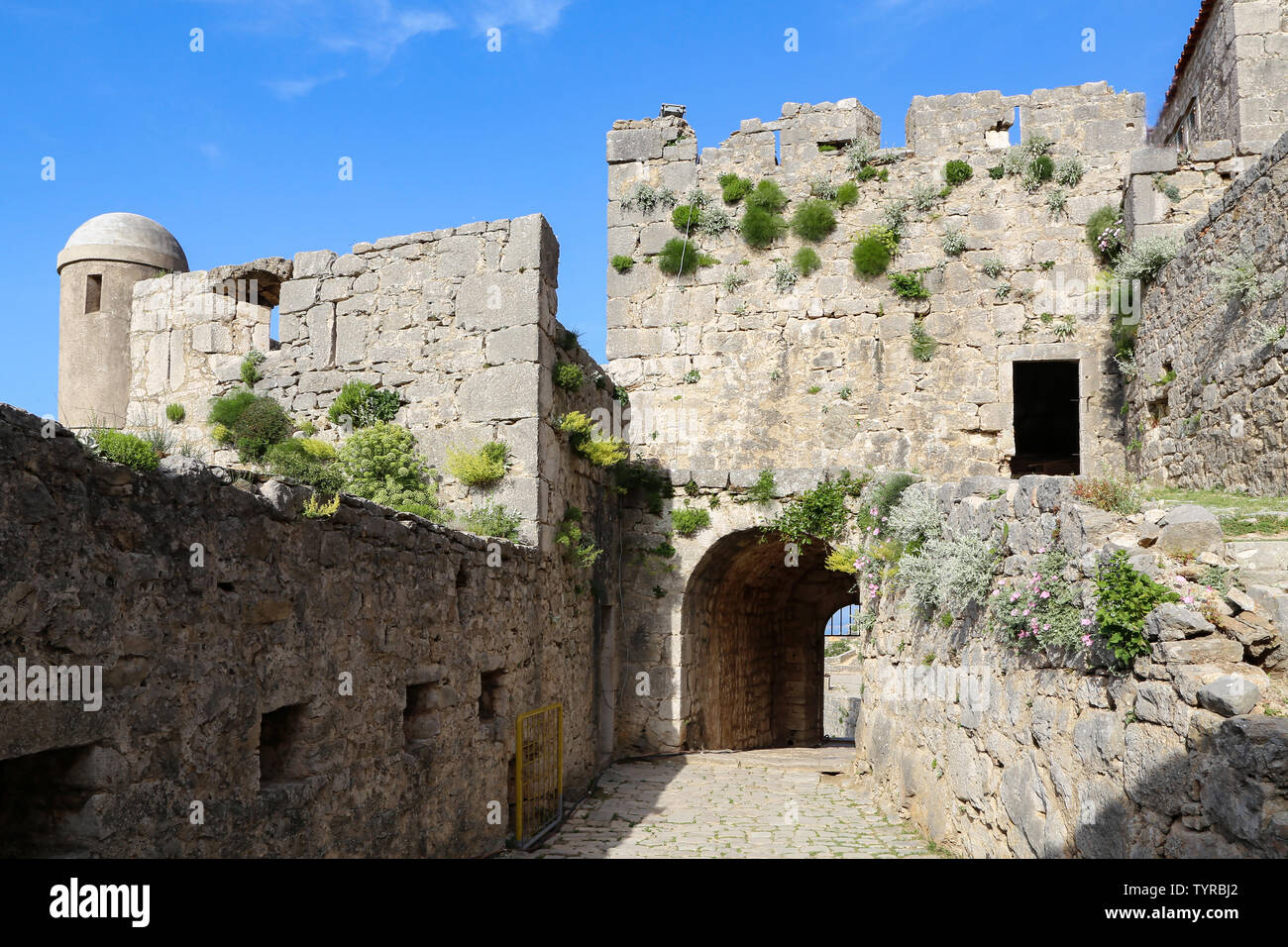 KLIS, CROATIA - JUNY 12, 2019: Near Split the Klis Fortress origin as a ...
