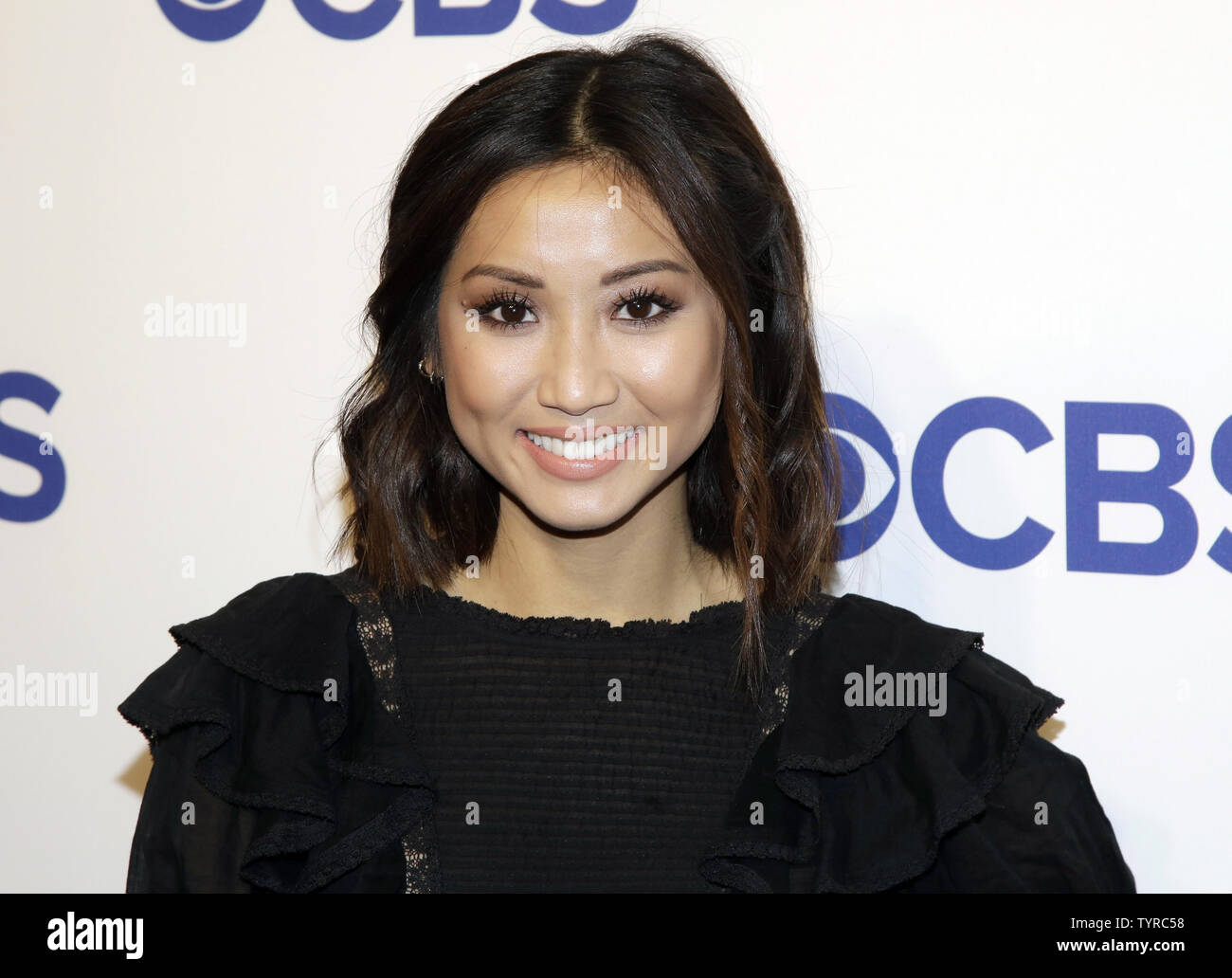 Brenda Song arrives on the red carpet at the 2016 CBS Upfront at Oak ...