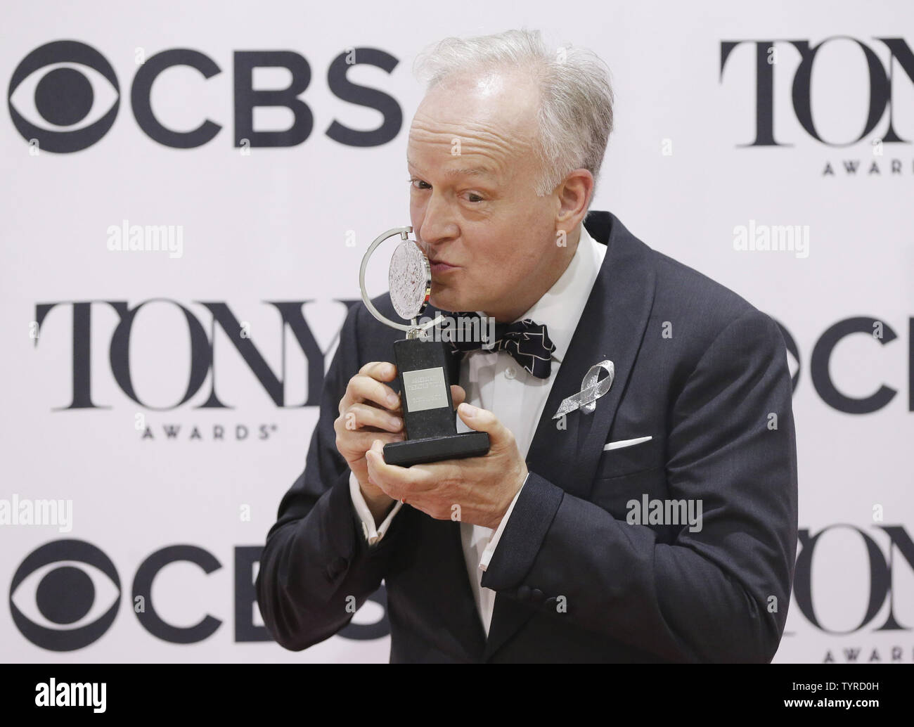Reed Birney arrives in the press room after winning a Tony Award at the ...