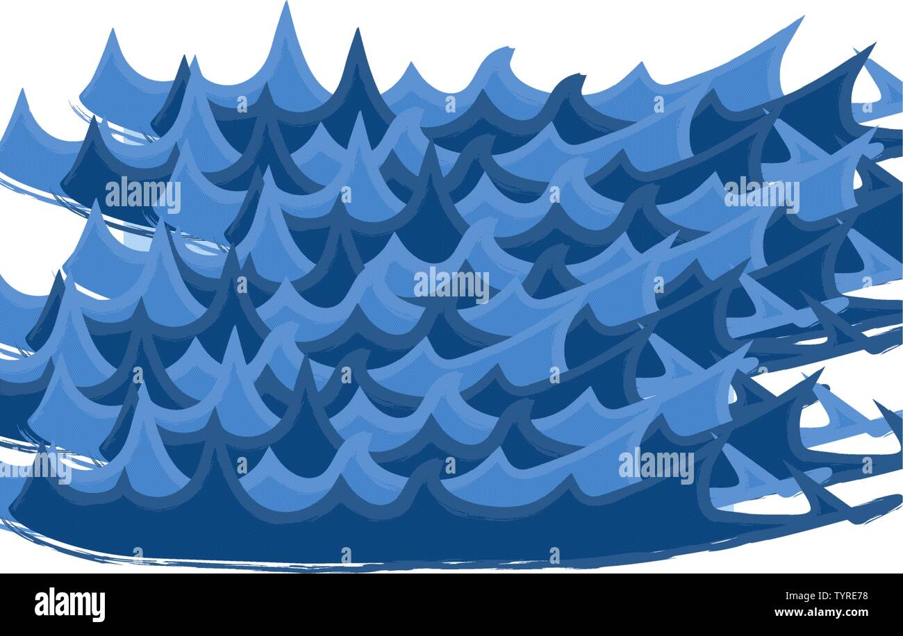 Abstract dark blue waves Stock Vector Images - Alamy