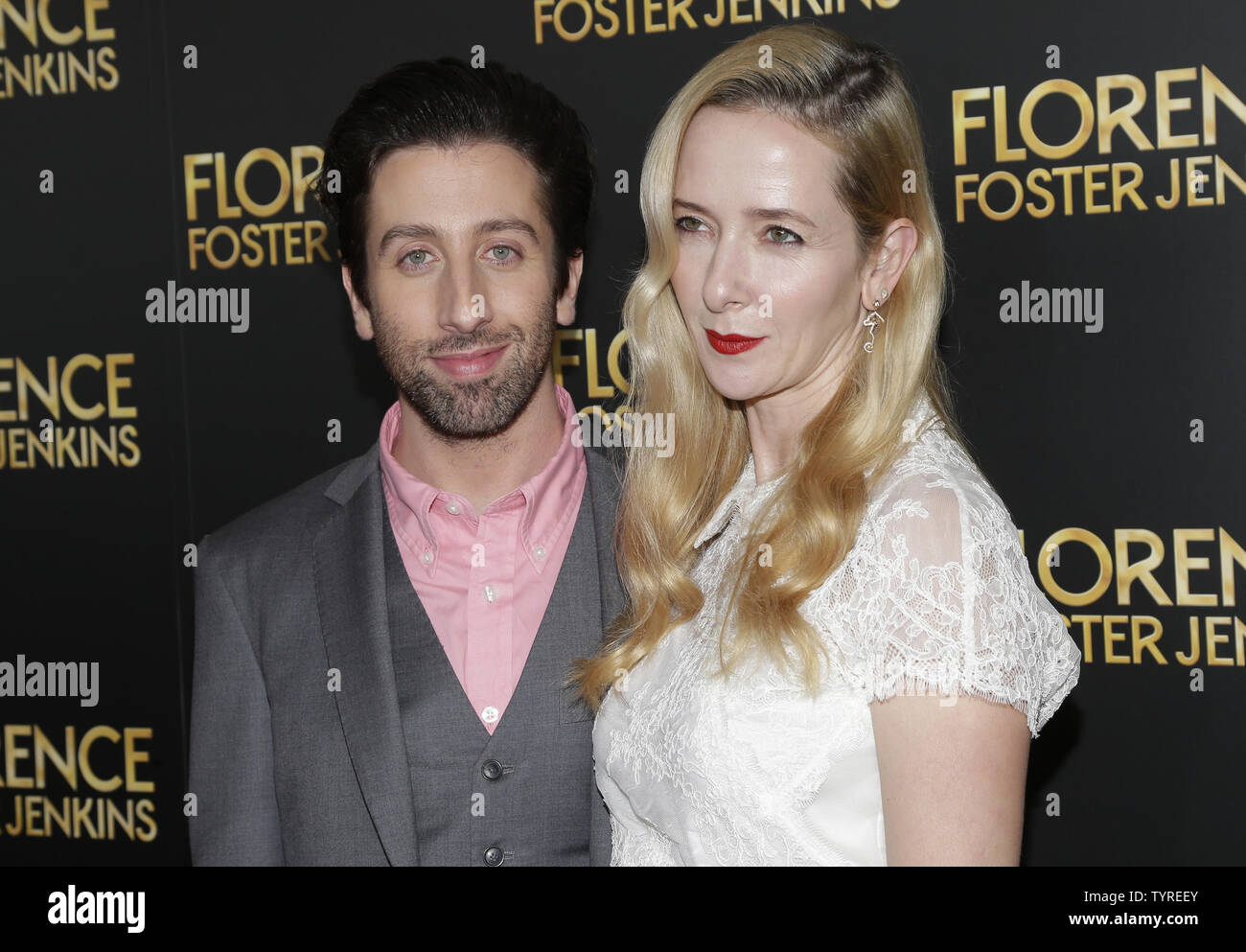 Simon Helberg arrives on the red carpet at the 'Florence Foster Jenkins ...