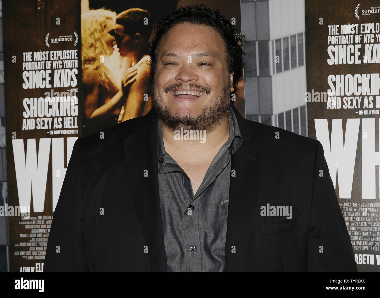 Adrian Martinez arrives on the red carpet at the 'White Girl' New York ...