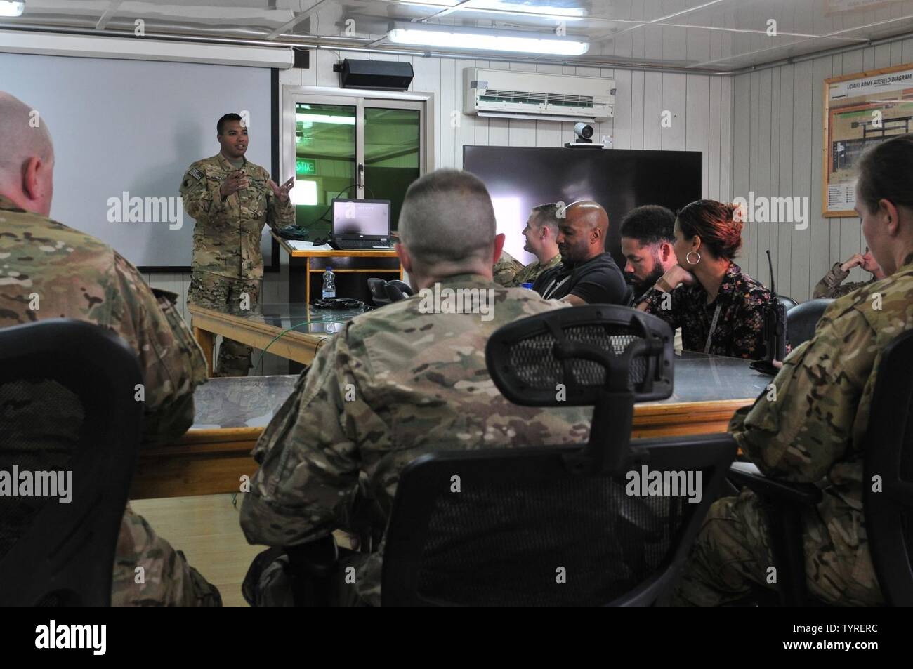 Chief Warrant 2 David Zahn, airfield operations safety officer with the ...