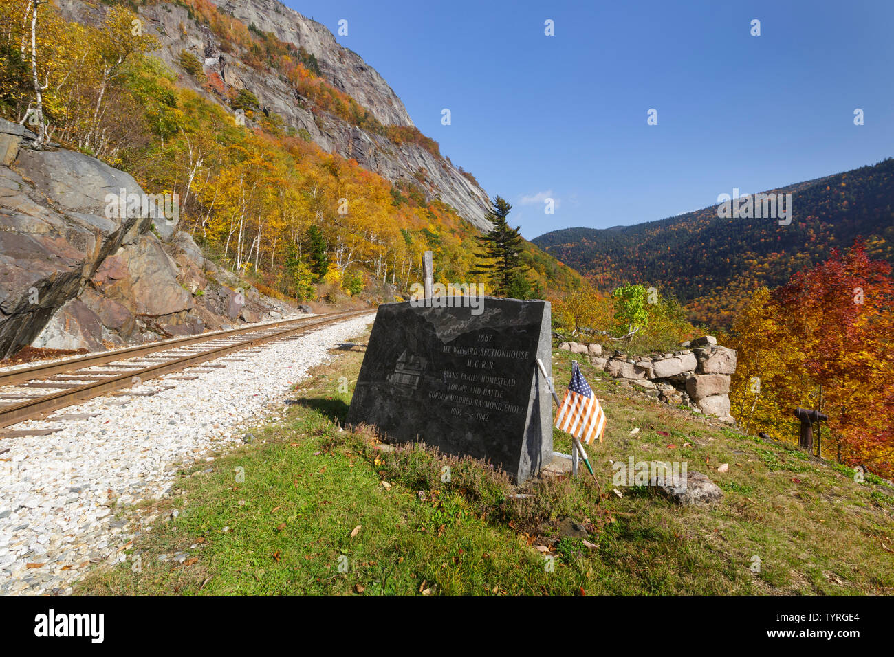 Mount willard new england autumn hi-res stock photography and images ...