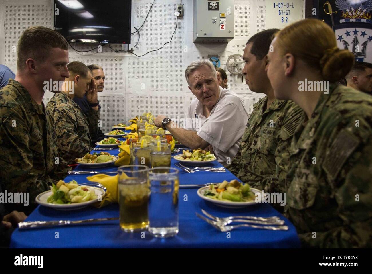 USS MAKIN ISLAND, Singapore (November 22, 2016) The Honorable Mr. Ray ...
