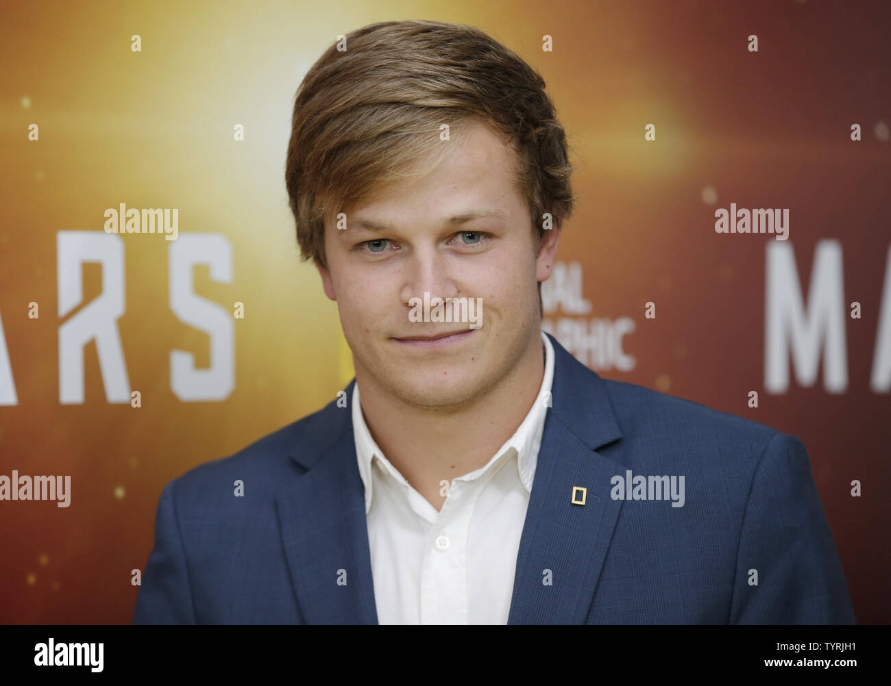 Bertie Gregory arrives on the red carpet at the National Geographic ...