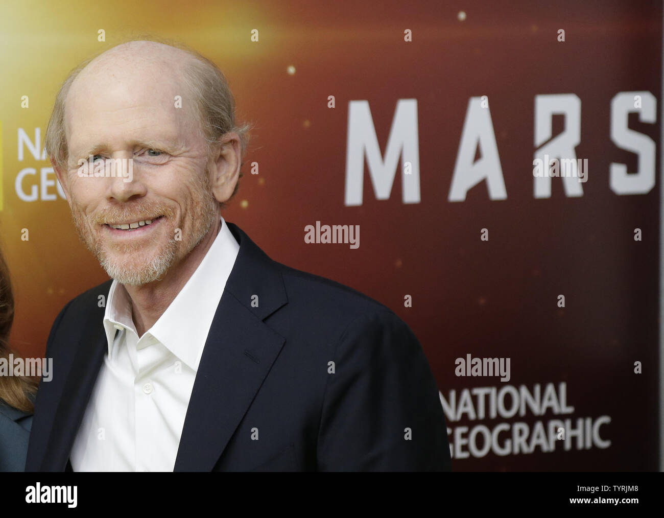 Ron Howard arrives on the red carpet at the National Geographic Channel ...