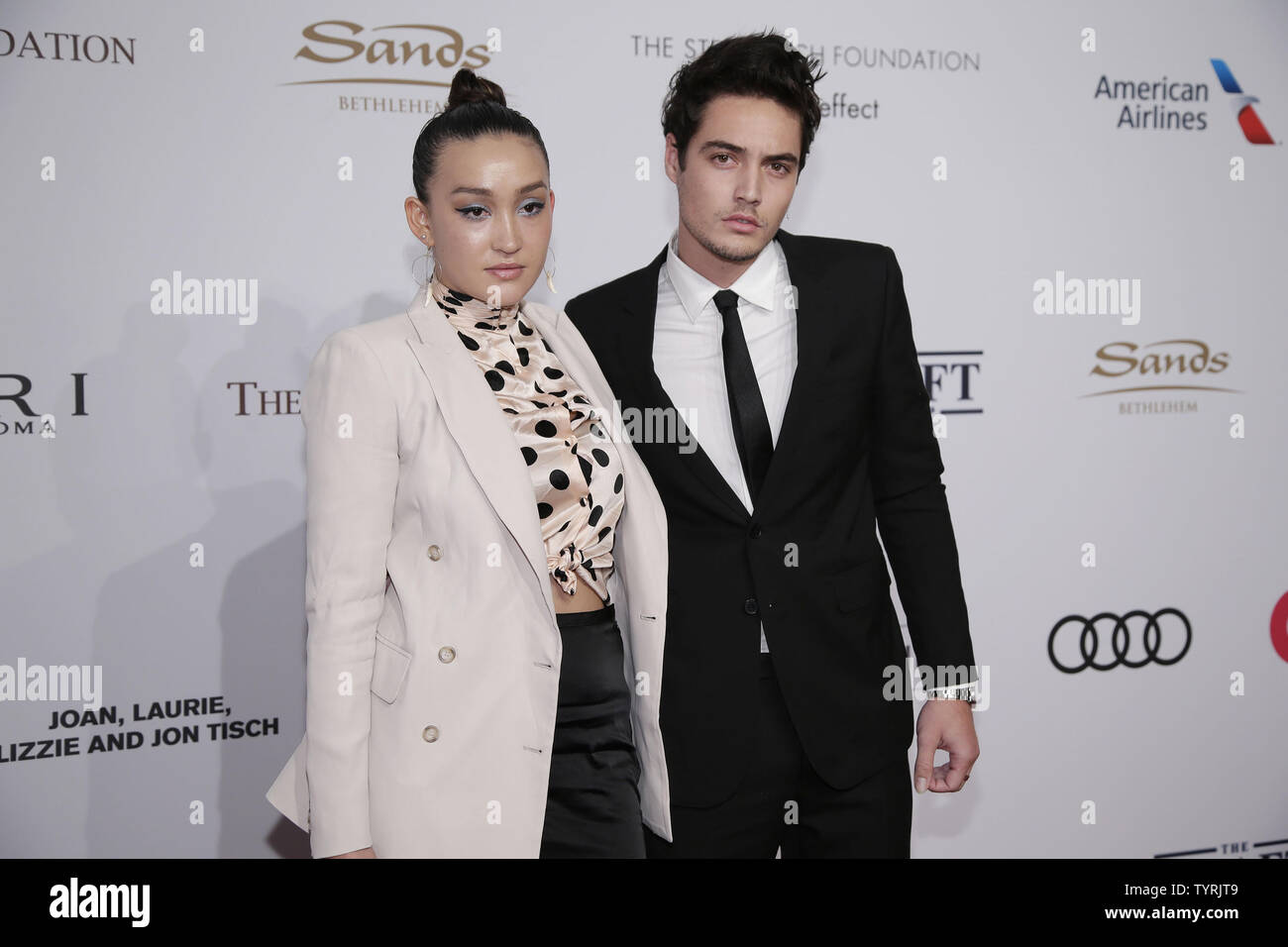 Levi Dylan arrives on the red carpet at the 15th Annual Elton John AIDS ...