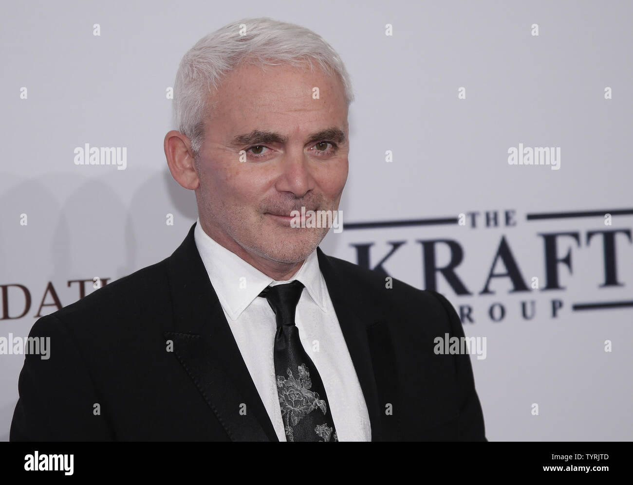 Frank Giustra arrives on the red carpet at the 15th Annual Elton John ...