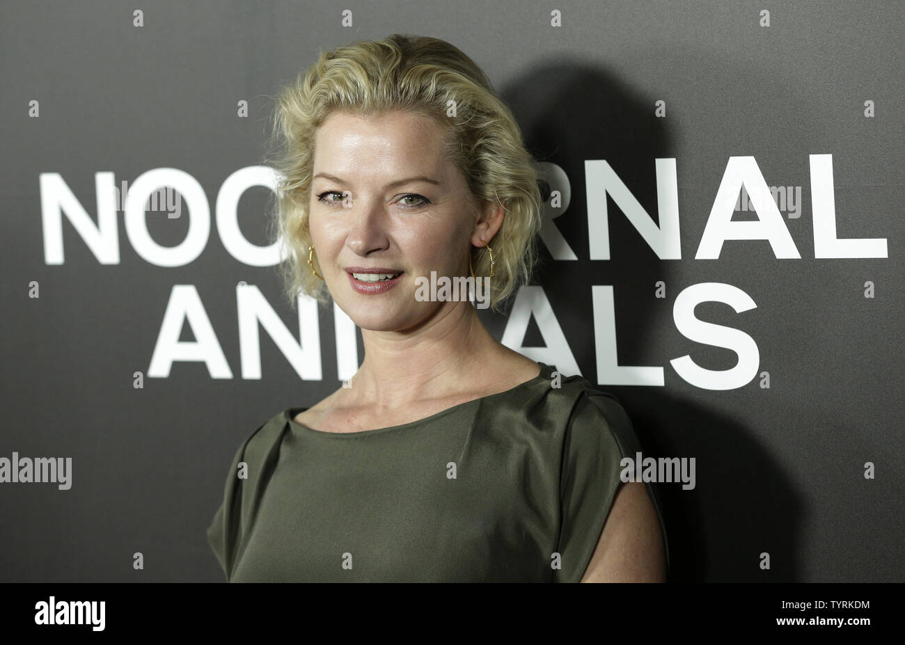 Gretchen Mol arrives on the red carpet at the 'Nocturnal Animals ...
