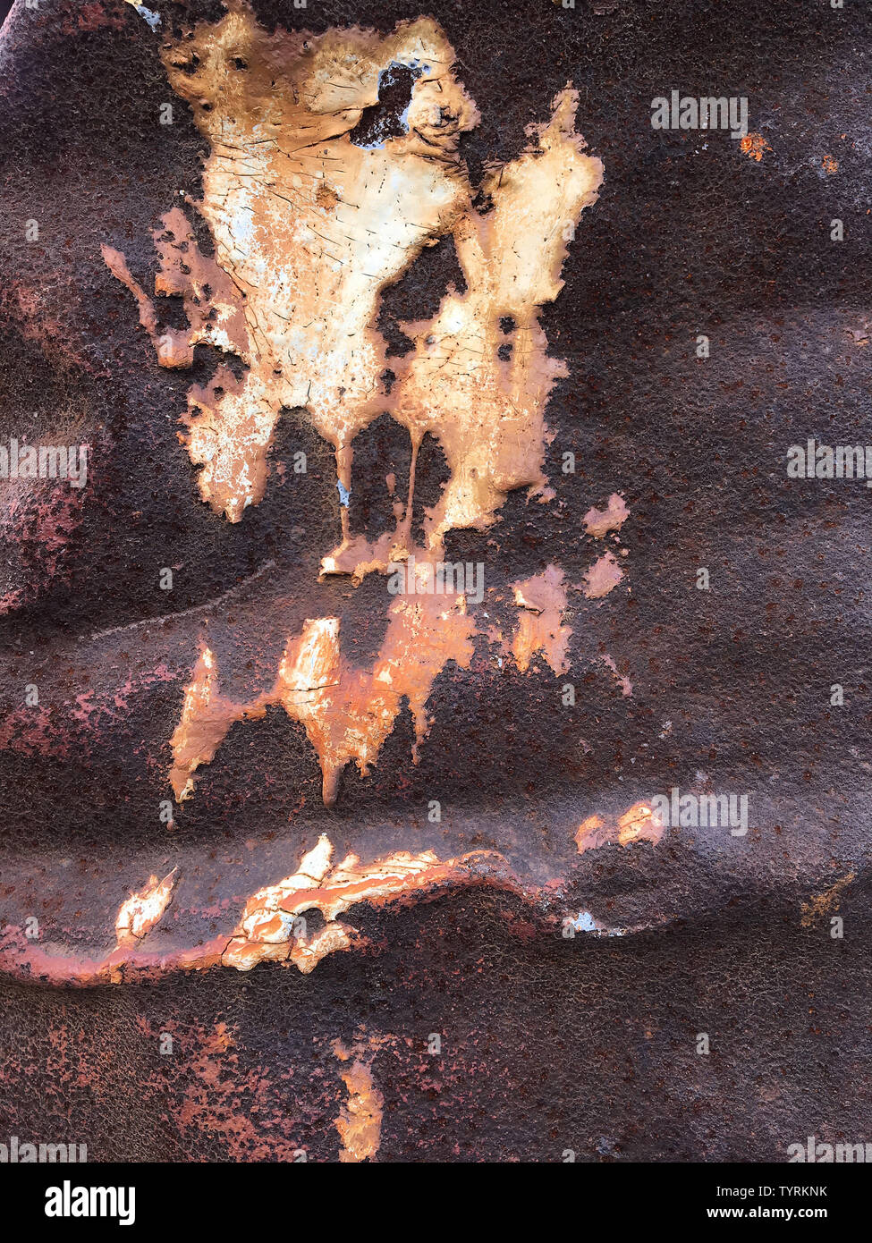 Metal sheet with rust and structural Stock Photo - Alamy