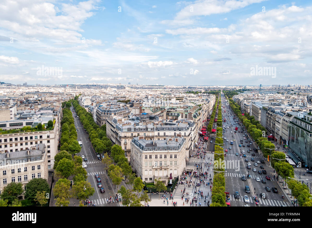Paris city complex under the blue sky Stock Photo - Alamy