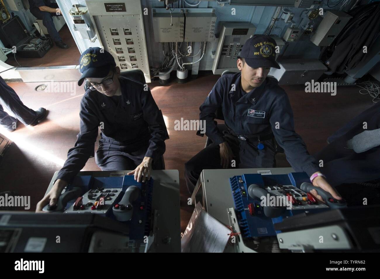 Turkey (Nov. 23, 2016) Petty Officer 2nd Class Stephanie Drake, left ...