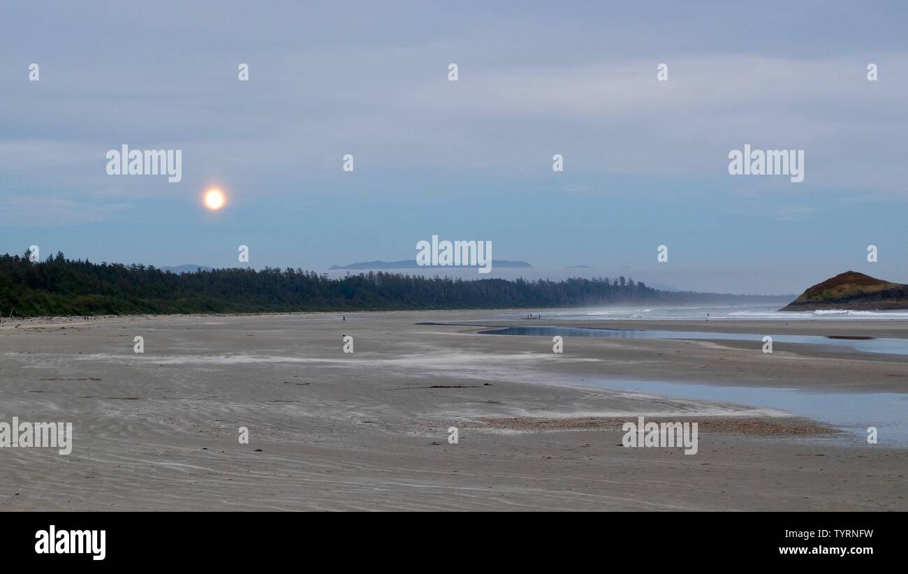 the moon bright as the sun Stock Photo - Alamy
