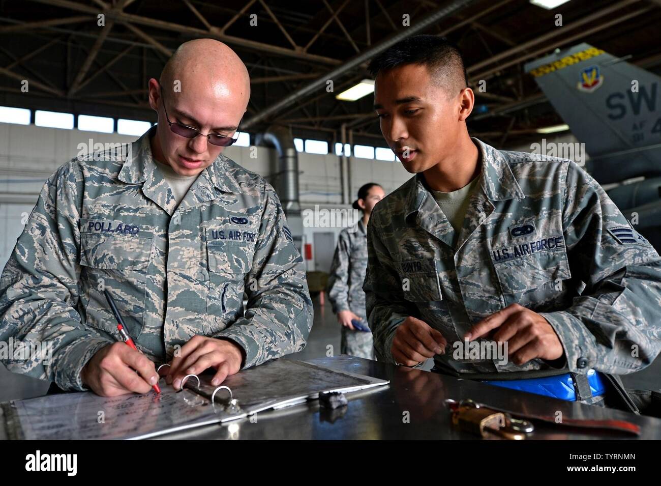 U.S. Air Force Senior Airman Benjamin Pollard, 20th Aircraft ...