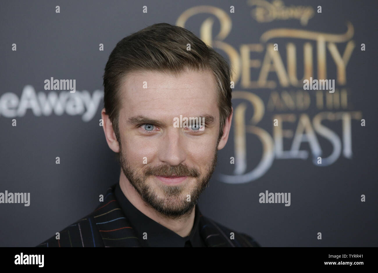 Dan Stevens arrives on the red carpet at the 'Beauty And The Beast' New ...