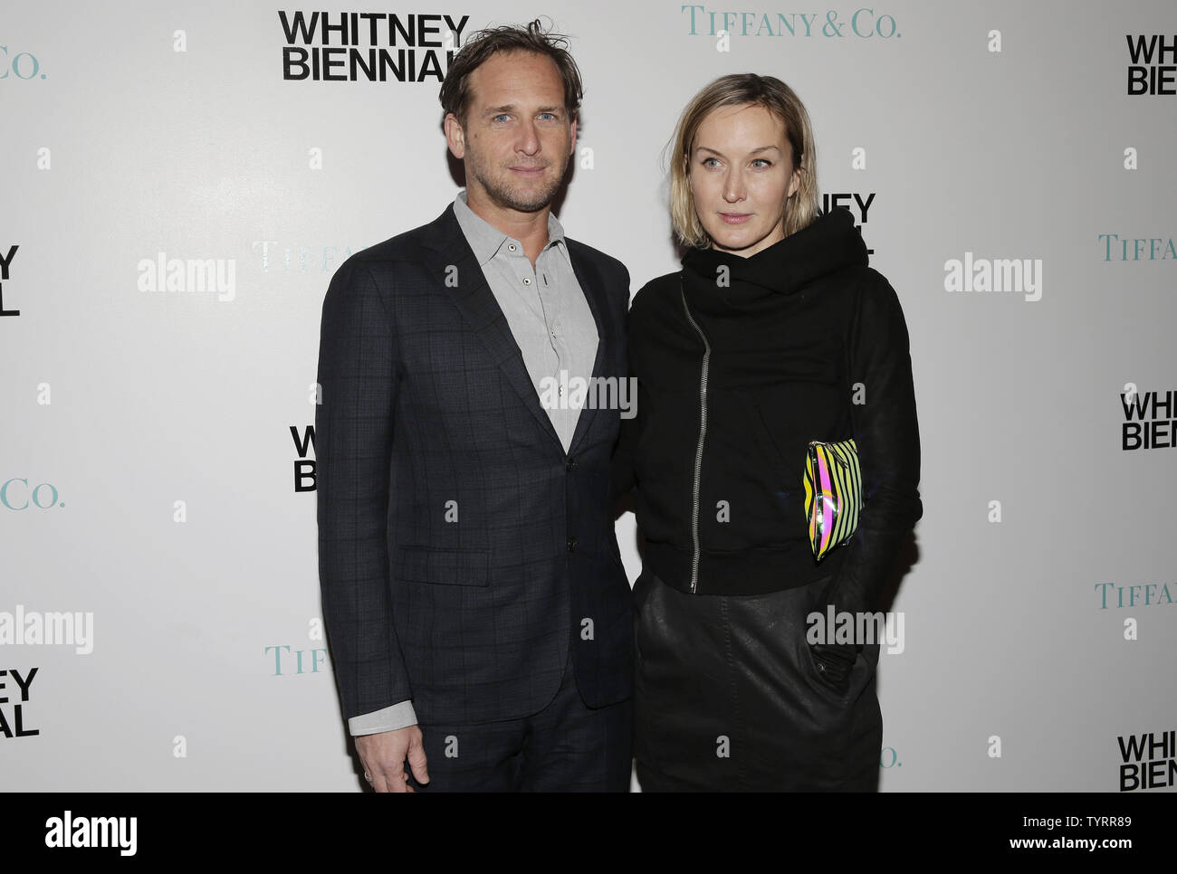 Josh Lucas and Artist Kaari Upson arrive on the red carpet at the 2017 ...